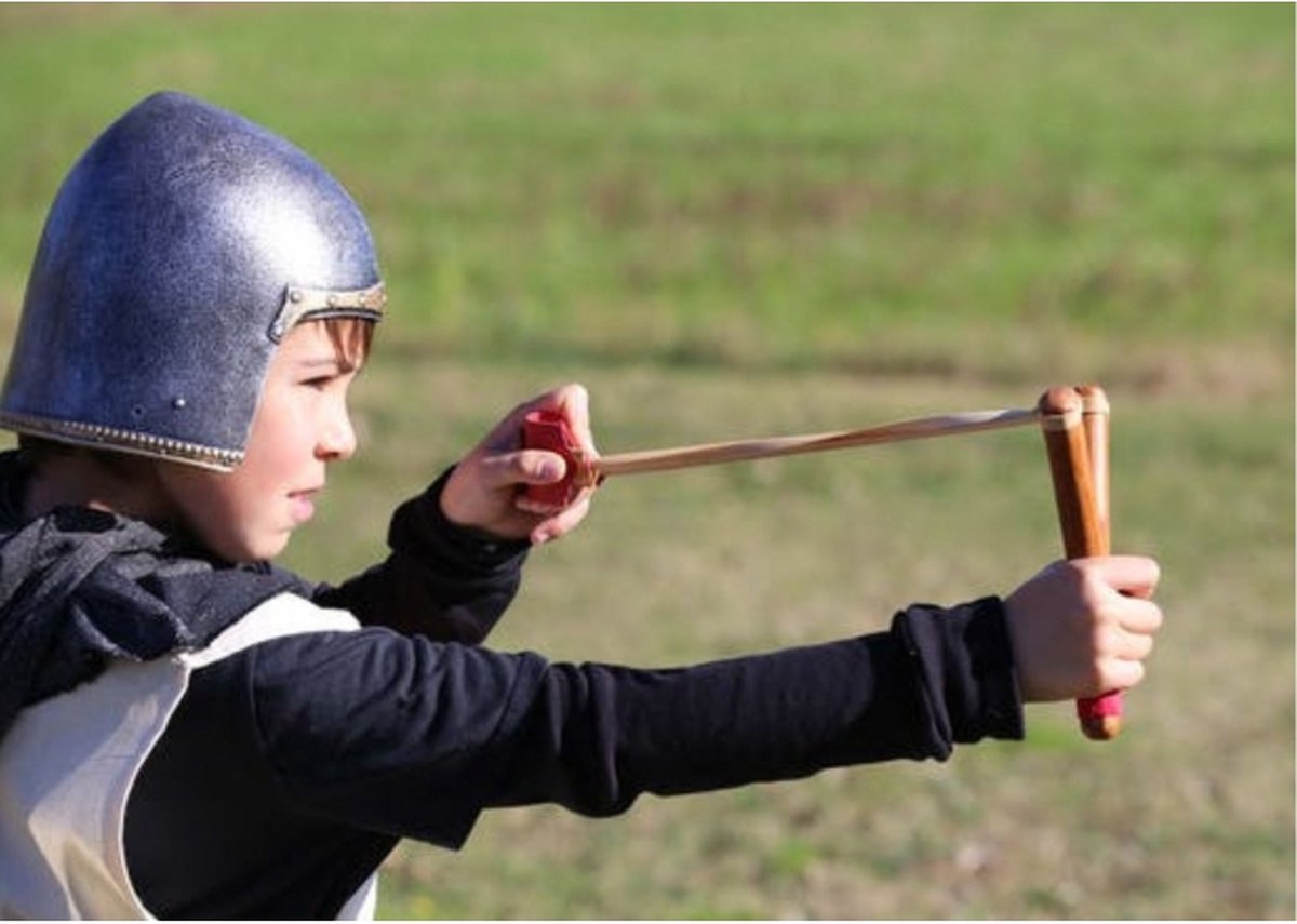 Kalid Medieval Toys - Katapult met kurken ballen - Luxe Editie Roze ...