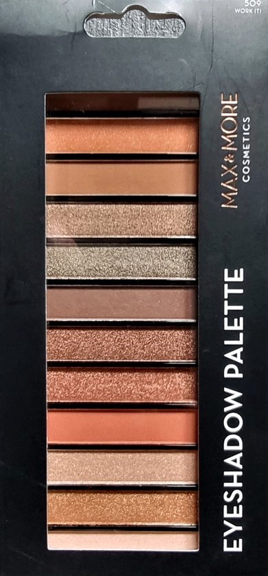 Max & More - Eyeshadow palette - Work It | bol
