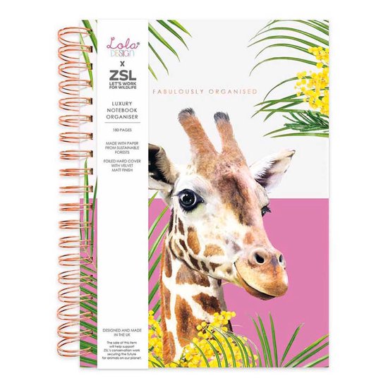 Lola Notebook Wire-o groot Giraffe | bol