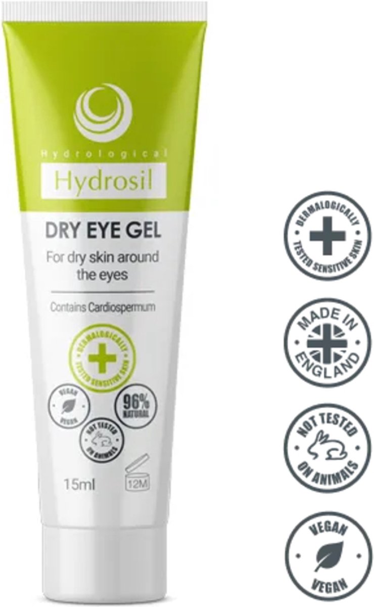 Hydrosil Dry Eye Gel - Ooggel voor droge huid rond de ogen | Oog crème ...