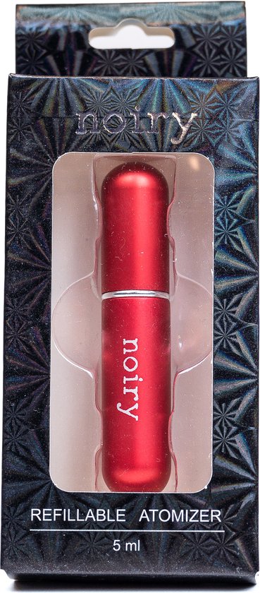 NOIRY - Parfum Verstuiver Navulbaar - Mini Parfum Flesje – rood | bol