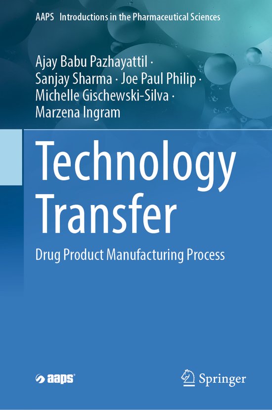 AAPS Introductions in the Pharmaceutical Sciences- Technology Transfer | 9783031321917... | bol