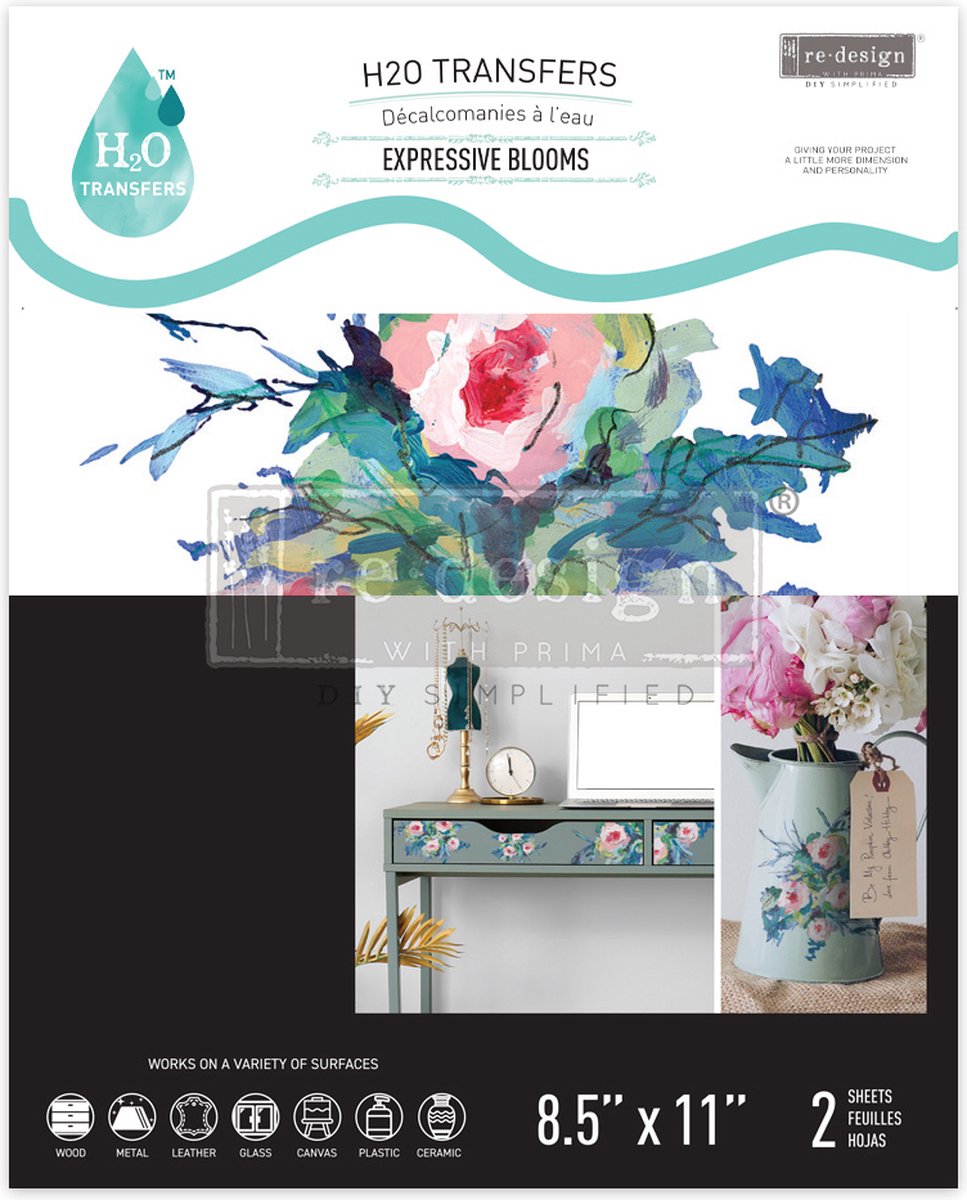 ReDesign with Prima - H2O transfer - Expressive Blooms | bol