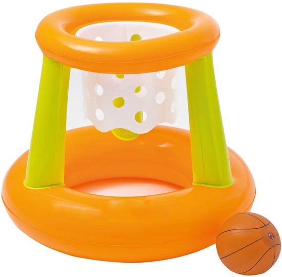 sundiguer Waterbasketbal Set Floating Hoops - Game - oranje/groen 67 x ...