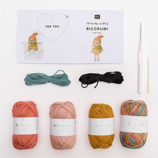 Ricorumi Crazy Cute Family Girl Crochet Kit - Amigurumi speelgoed | bol
