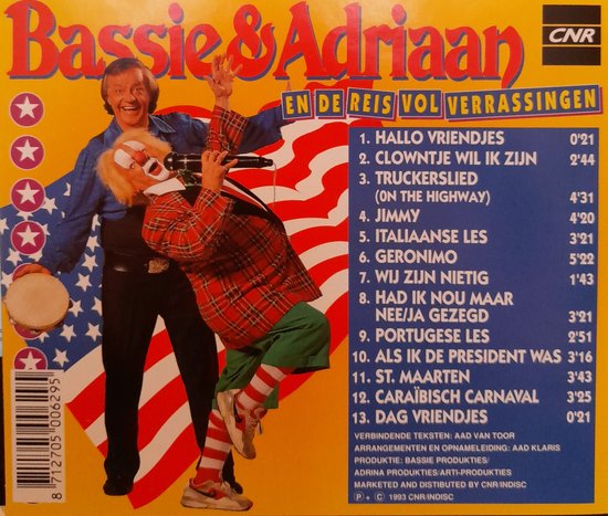 Bassie En Adriaan - Een reis Vol Verrassingen - Cd Album, Bassie en ...