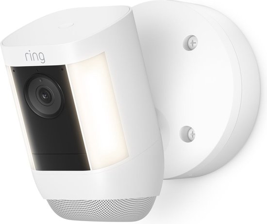 Ring Spotlight Cam Pro - Bedraad - Beveiligingscamera - 2k video - Wit ...