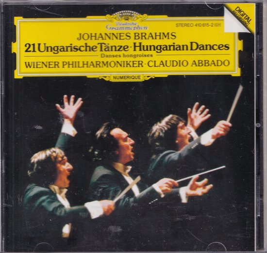 Wiener Philharmoniker, Claudio Abbado - Brahms: 21 Hungarian Dances (CD), Vienna... | bol