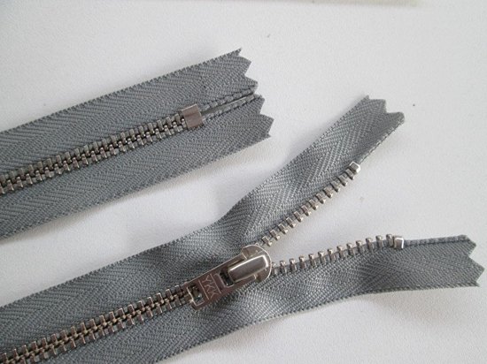 Stevige metalen broekrits 14cm - zilver niet-deelbaar - licht grijs | bol