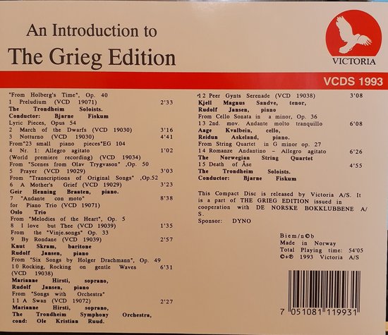 An Introduction To The Grieg Edition, Geir Henning Braaten. Trondheim ...