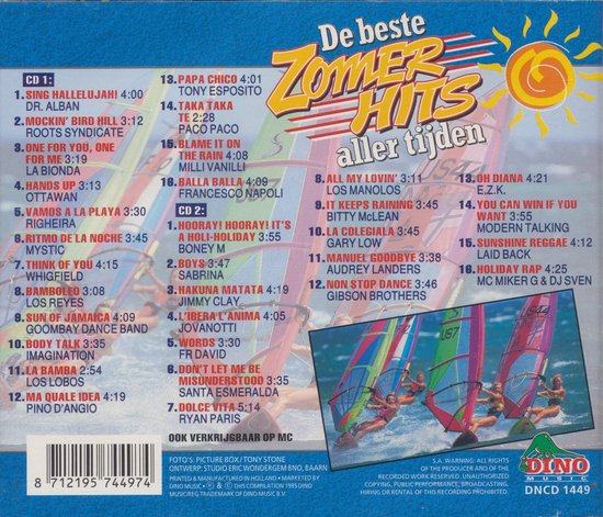De Beste Zomer Hits Aller Tijden (2-CD), Various | Muziek | bol