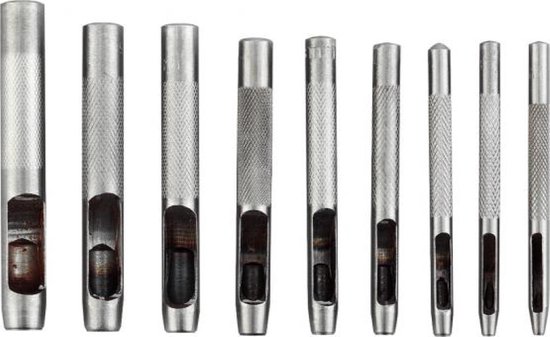 KWB Pons - Holpijp - Ø 2.5 tot 10 mm - 9 delige set | bol