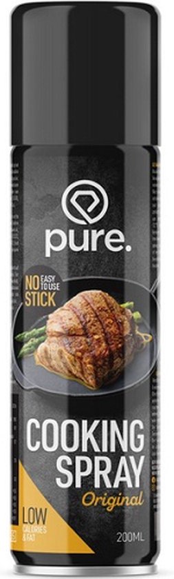 PURE Cooking Spray - Original - 200 doseringen - Laag in vet en kcal | bol