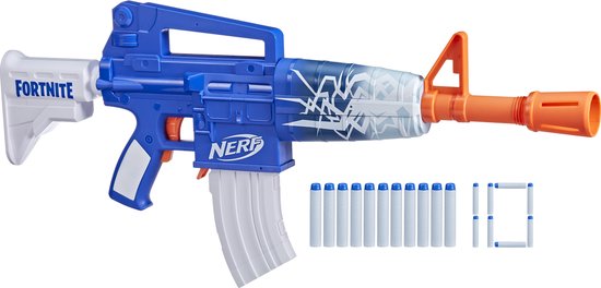 NERF Fortnite Blue Shock - Blaster Gun | bol