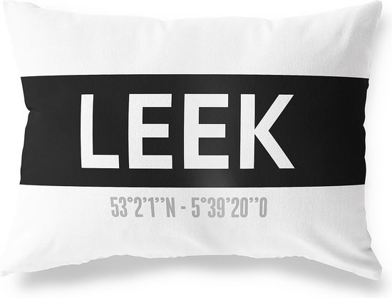 Tuinkussen LEEK - GRONINGEN met coördinaten - Buitenkussen - Bootkussen ... Tuinkussen LEEK - GRONINGEN met coördinaten - Buitenkussen - Bootkussen ...