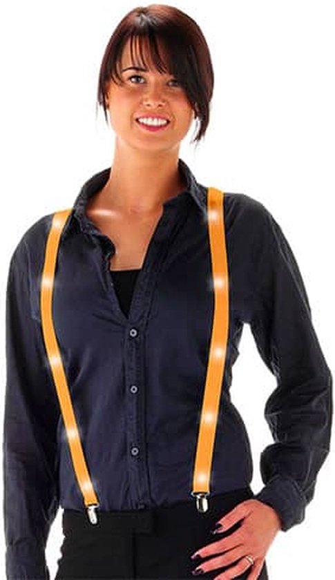 Folat - Bretels neon oranje - Carnaval - Carnaval kostuum - Carnaval ...