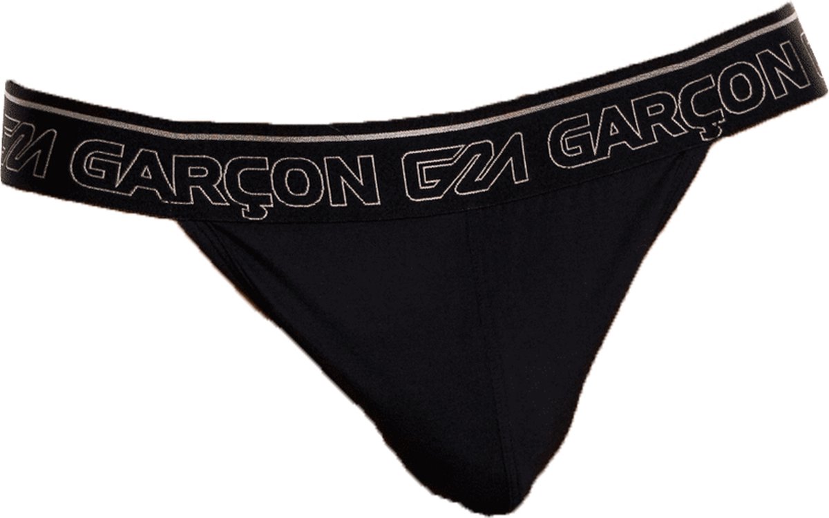 Garçon Black Bamboo Thong - MAAT XL - Heren Ondergoed - String voor Man ...