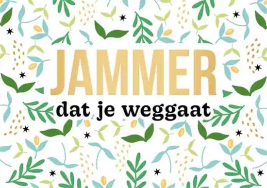 Kaart - Daisy - Jammer dat je weggaat - DSY009-A | bol