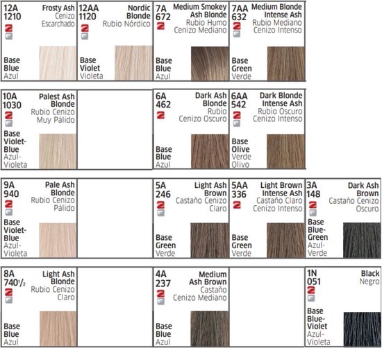 Wella Color Charm Permanent Liquid Haircolour - 5AA - Light Brown ...