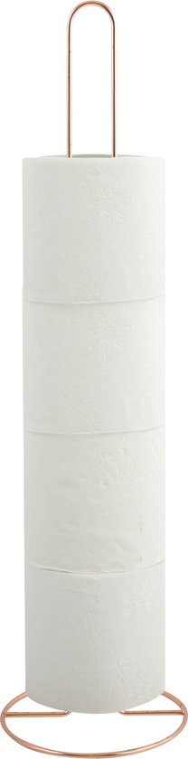 MSV Wc/toiletrolhouder reservoir - metaal - koper kleur - 50 cm - Voor ...