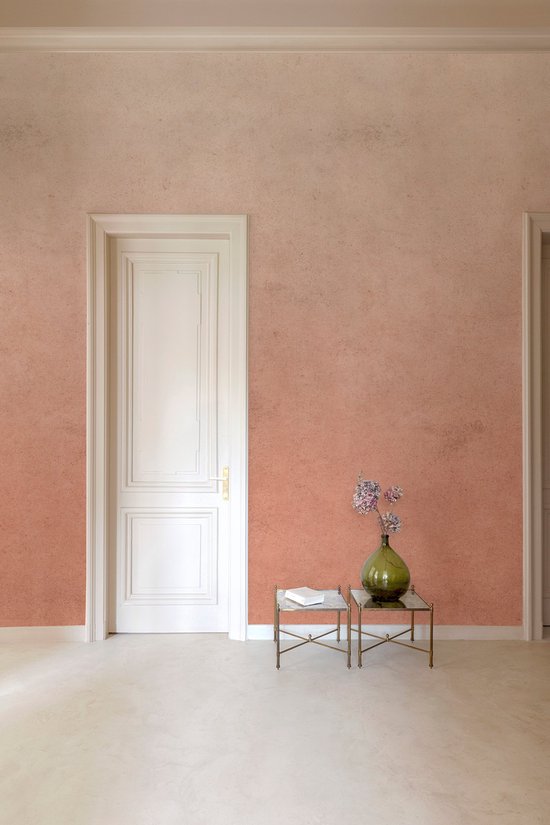 WallHaus - Rustgevend Behang Gradient - Terracotta - Vliesbehang ...