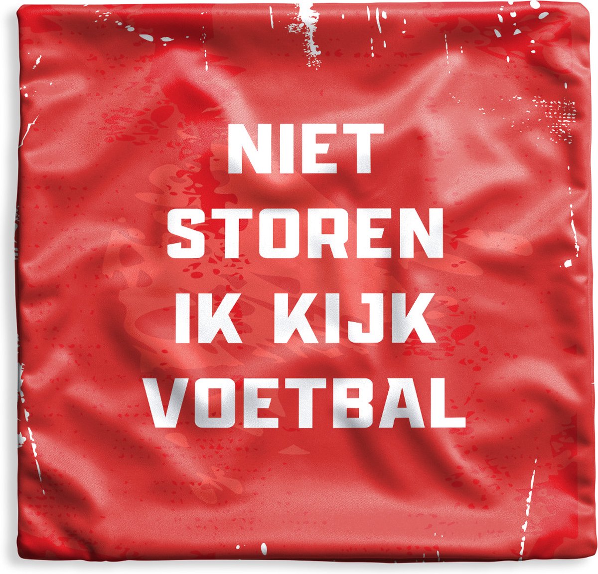 Kussenhoes 60x60 cm - Spreuken - Quotes - Niet storen ik kijk voetbal ...