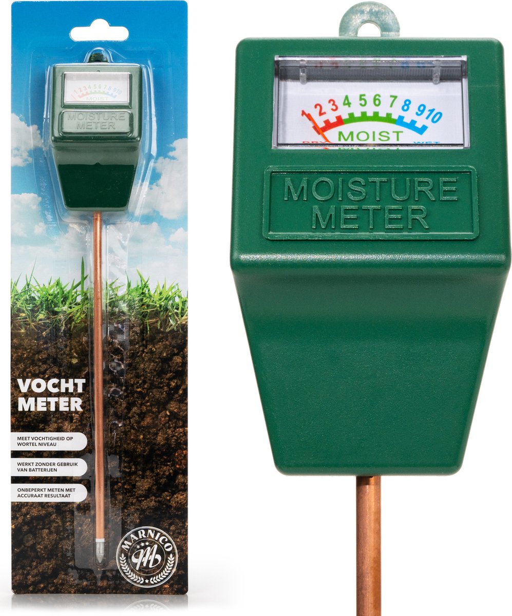 MARNICO® Vochtmeter voor planten - Vochtigheidsmeter - Watermeter ...