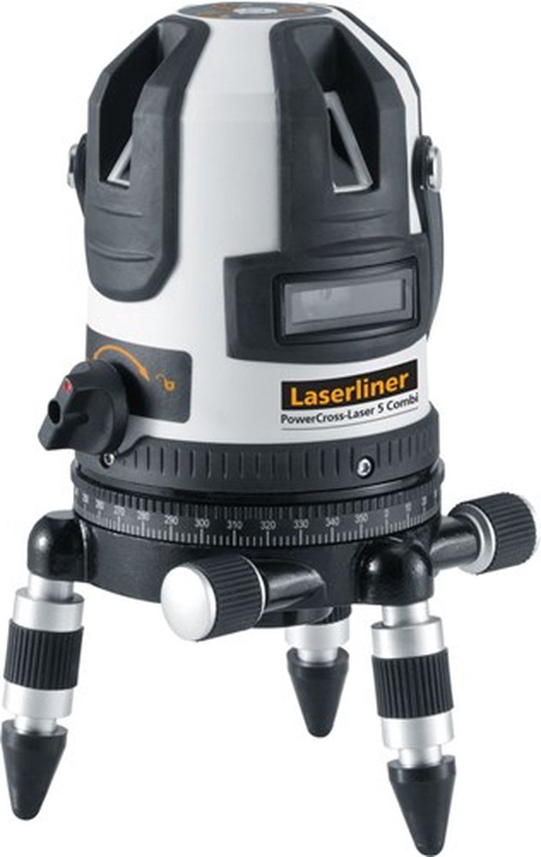 Laserliner PowerCross-Laser 5 Combi Kruislijnlaser met loodpunt in L ...