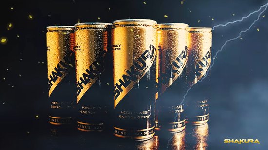 Shakura Energy Drink - high class energy drink met cafeïne en taurine ...