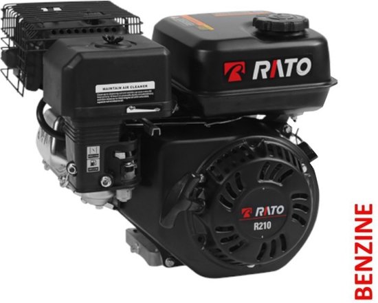 RATO MOTOR EHR210ITBD 7pk luchtgekoelde 1-cil. 4-takt OHV benzinemotor ...