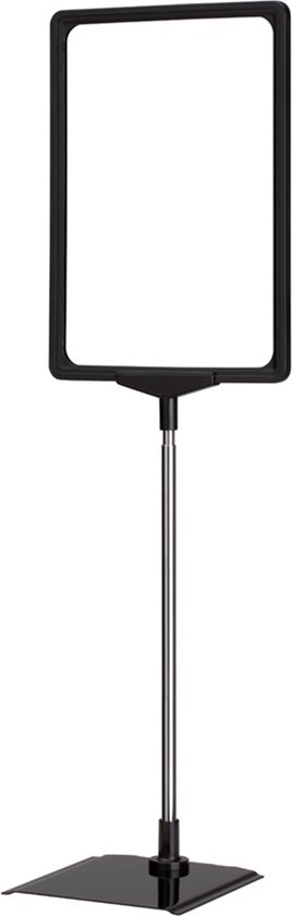 Posterstandaard Serie A - A4 - Met U-houder - Zwart | bol