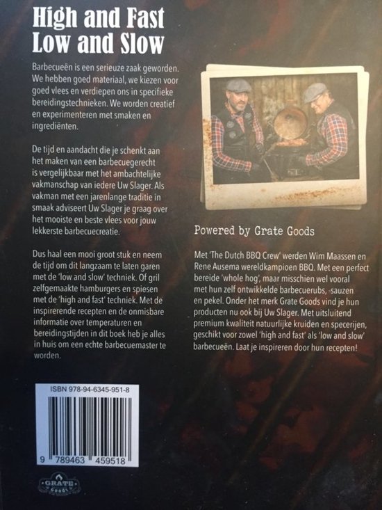 Boek 'High and Fast / Low and Slow' - Grate Goods | bol