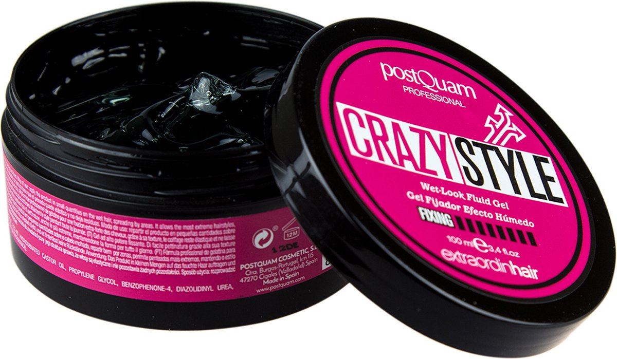 Postquam Extraordinhair Crazy Style Wet Look Fluid Gel 100 Ml | bol.com