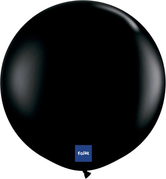 Folat - Folatex ballon XL 90 cm (per stuk) Std Zwart | bol.com
