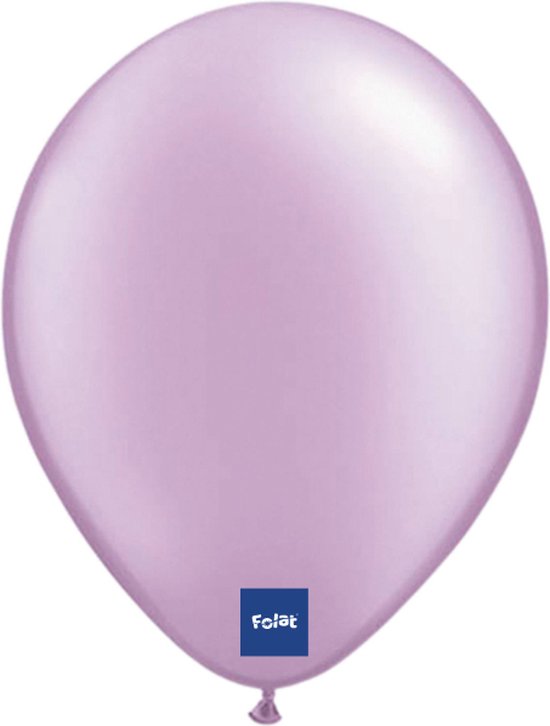 Folat - Folatex ballonnen Metallic Lavendel 30 cm 100 stuks | bol