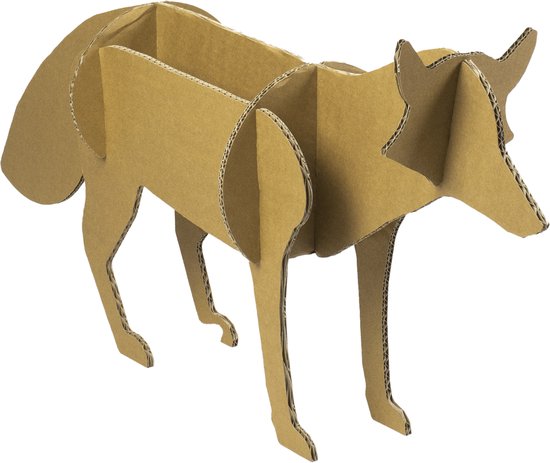 Kartonnen Vos - Kartonnen 3D dier - 80x18x39 cm - Dieren figuur van ...