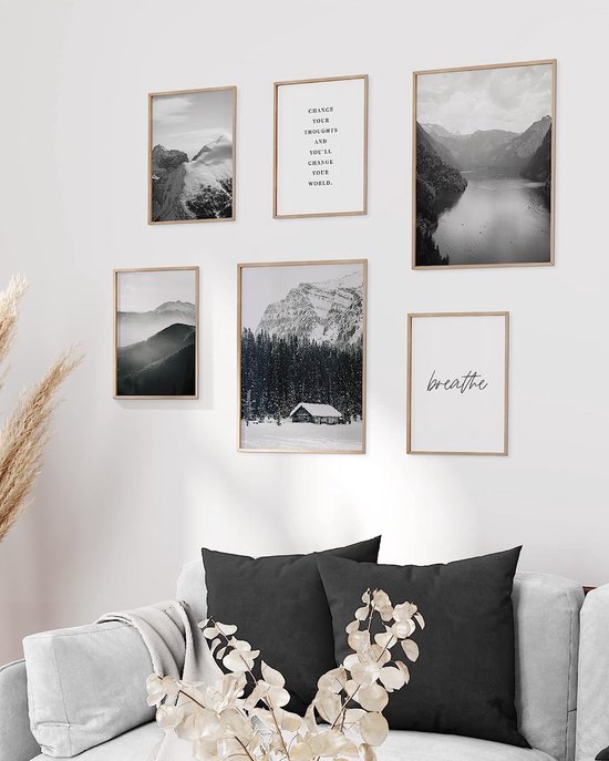 Premium posterset, moderne wandafbeeldingen voor woonkamer en ...