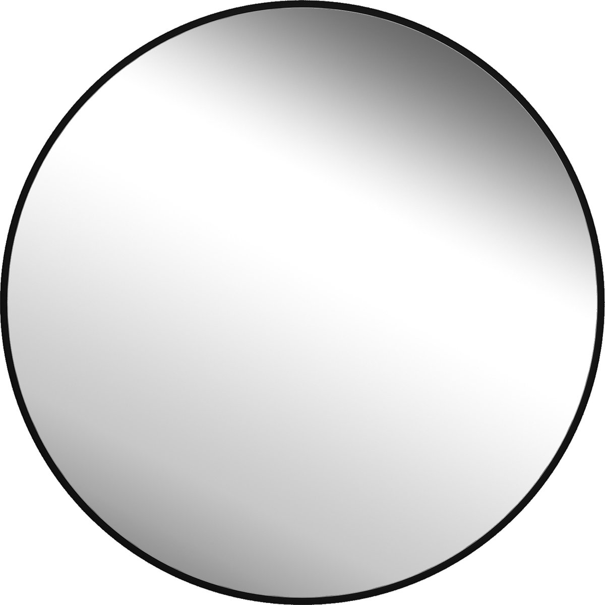 Nuvolix spiegel rond - wandspiegel - ronde spiegel - ⌀80CM - zwart ...