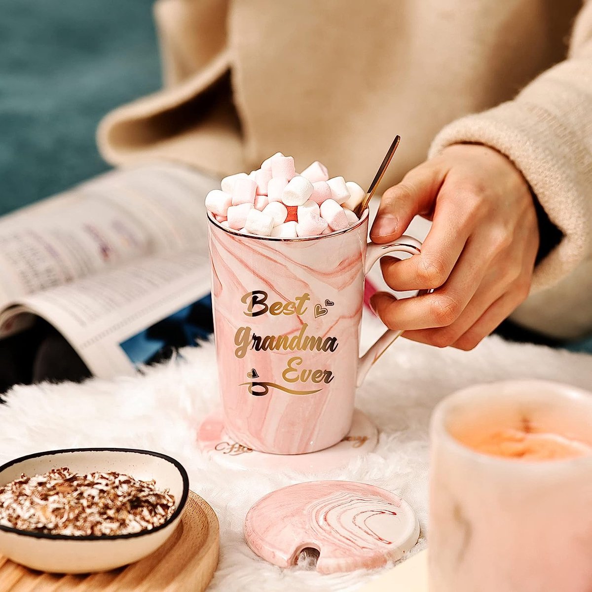 mug Best grand-mère de tous les temps, tasse à café, anniversaire, fête ...