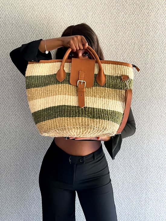Brayocrafts Afrikaanse woven kiondo handtas | bol