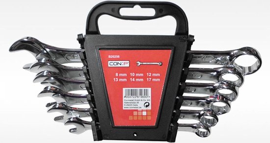 Ring- en steeksleutelset 6 delig | bol