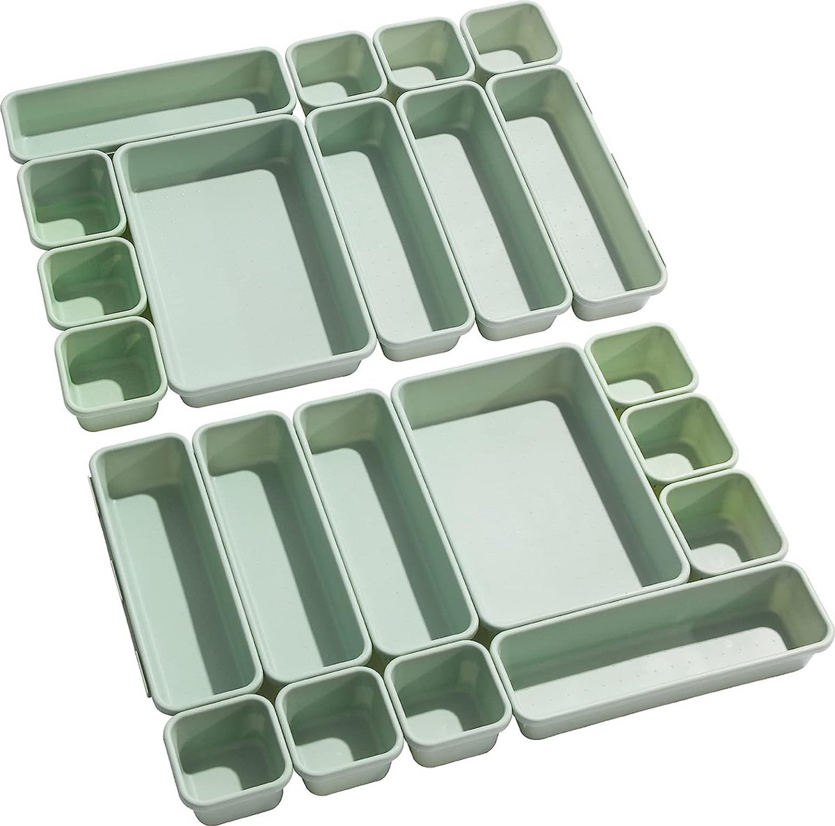 Lade-organizer 22 stuks Lade-organizersysteem Keuken Bureau-organizer ...