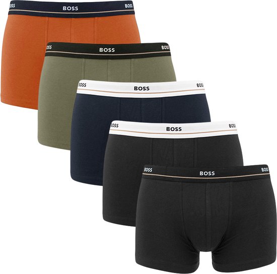 HUGO BOSS Essential trunks (5-pack) - heren boxers kort - multicolor ...