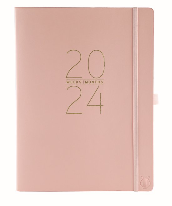 Classic Pink Agenda 2024 - 18 maanden L | bol