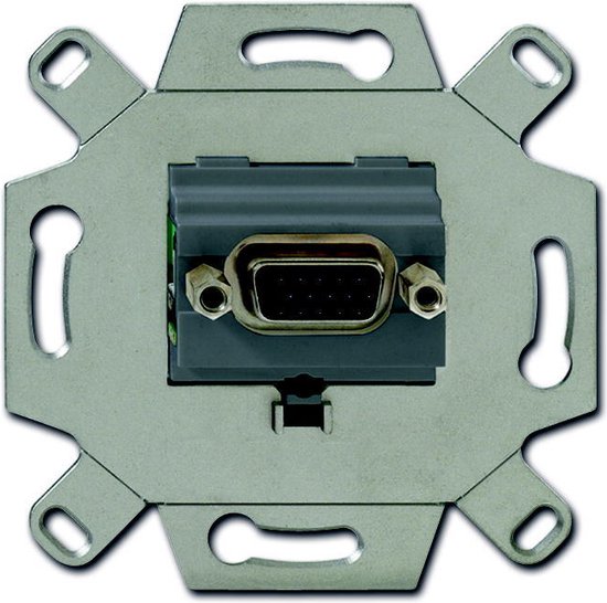 ABB Busch-Jaeger aansluitdoos VGA inbouw - grijs (0261/23) | bol