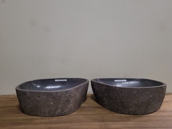 2 wasbakken uit 1 steen waskom set FL21895 | bol.com