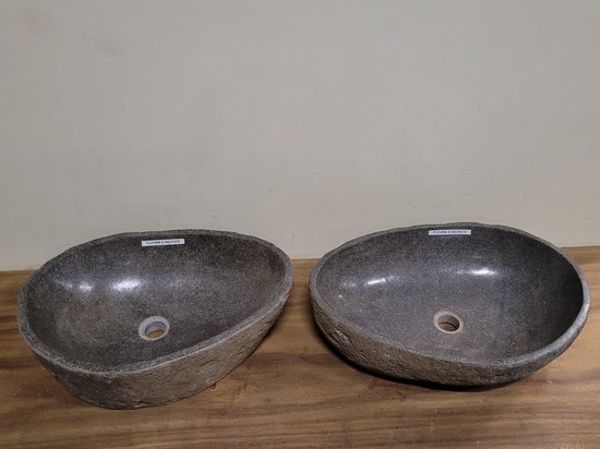 2 wasbakken uit 1 steen waskom set FL21898 | bol.com