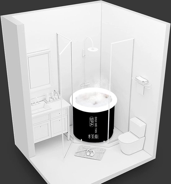 Shui Mei Yan - Opblaasbare ijsbad - Opvouwbare, draagbare badkuip voor ...