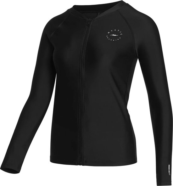 Mystic Womens Jayde Zip Thru Rash Vest - Zwart | bol