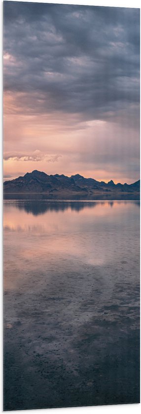 Vlag - Water - Zand - Meer - Eilandje - Bergen - 50x150 cm Foto op ...